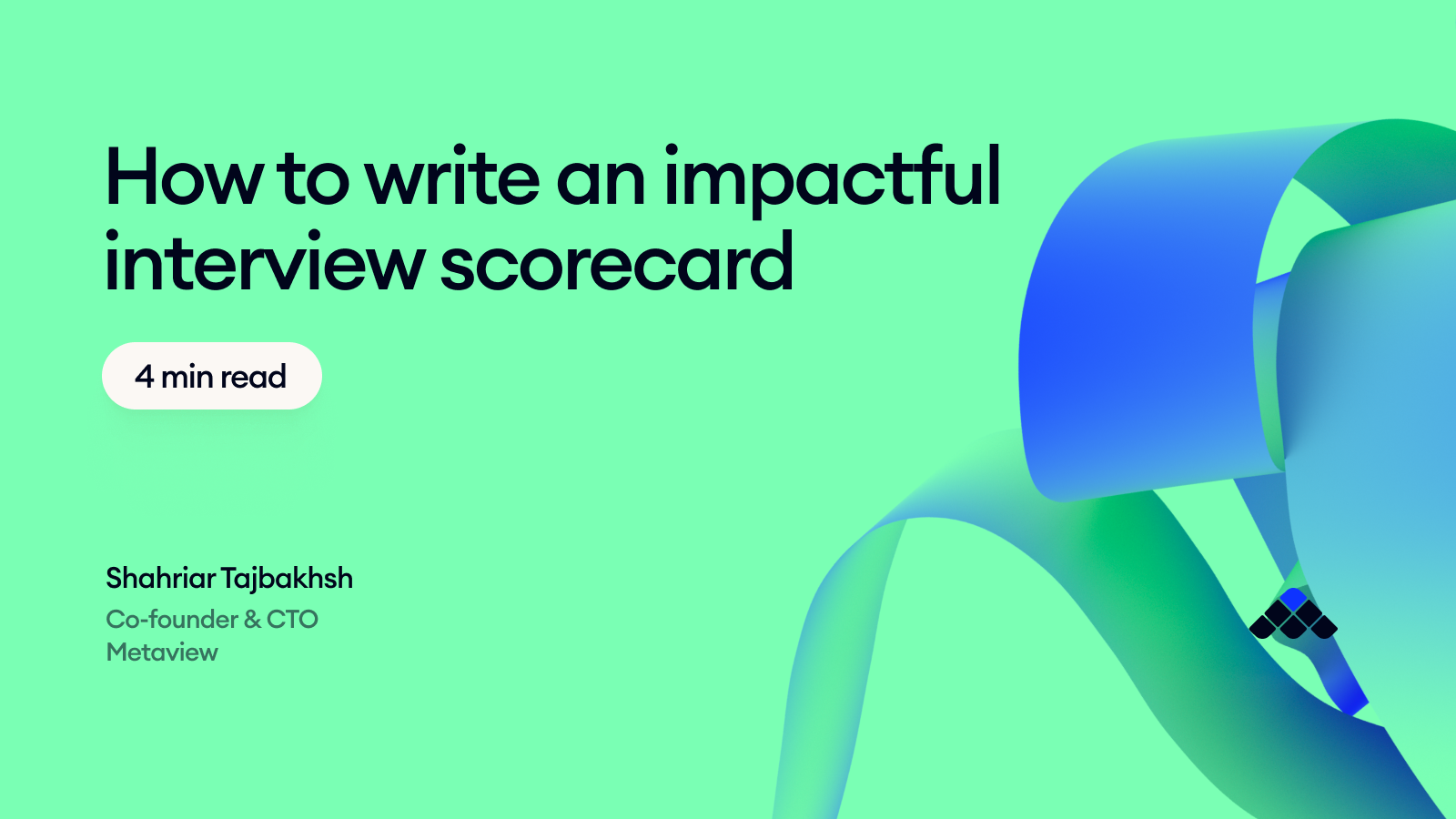 How to write an impactful interview scorecard | Metaview Blog